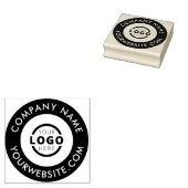 Custom Company Logo Business Promotional Rubber Stamp | Zazzle