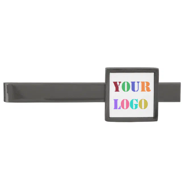Custom Company Logo Business Promotional Tie Bar | Zazzle