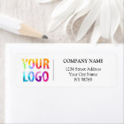 Custom Company Logo Business Return Address Labels | Zazzle