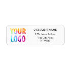 Custom Company Logo Business Return Address Labels | Zazzle