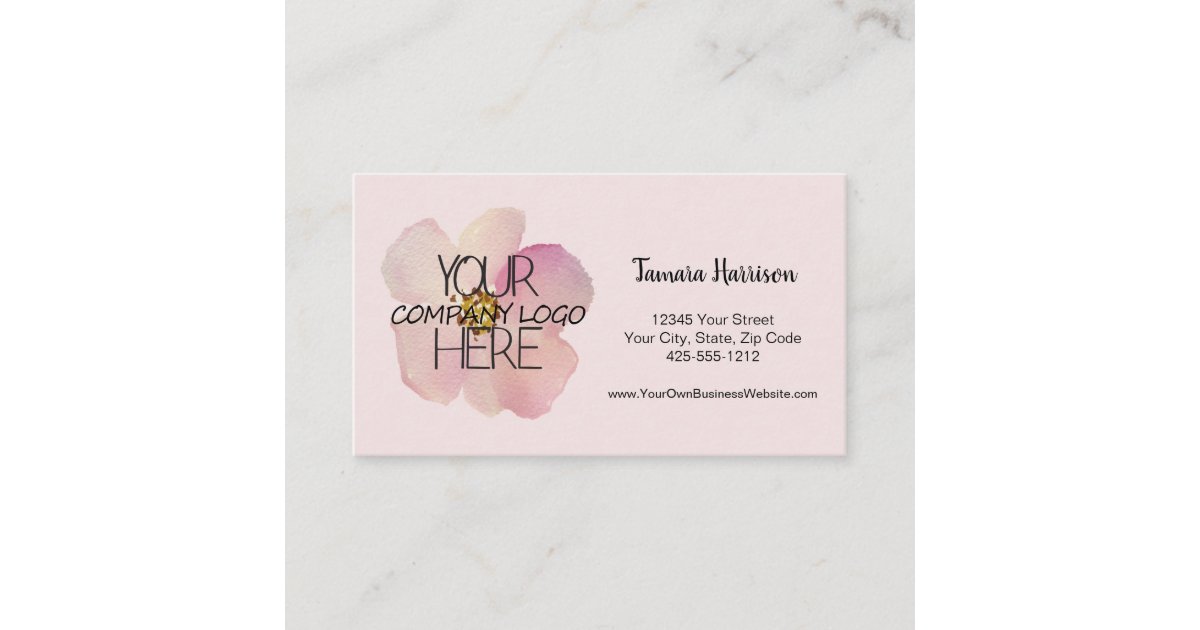Custom Company Logo Cottage Business Home Office Business Card | Zazzle