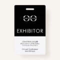 Custom Company Logo Exhibitor Badge | Zazzle
