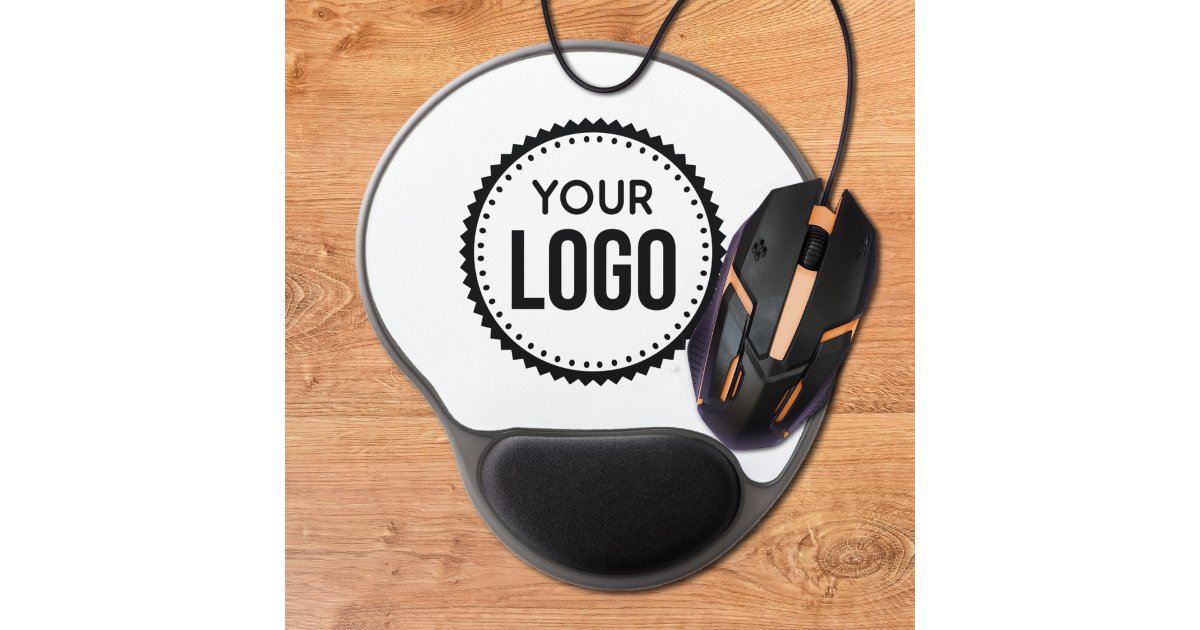 Custom Company Logo Gel Mouse Pad | Zazzle