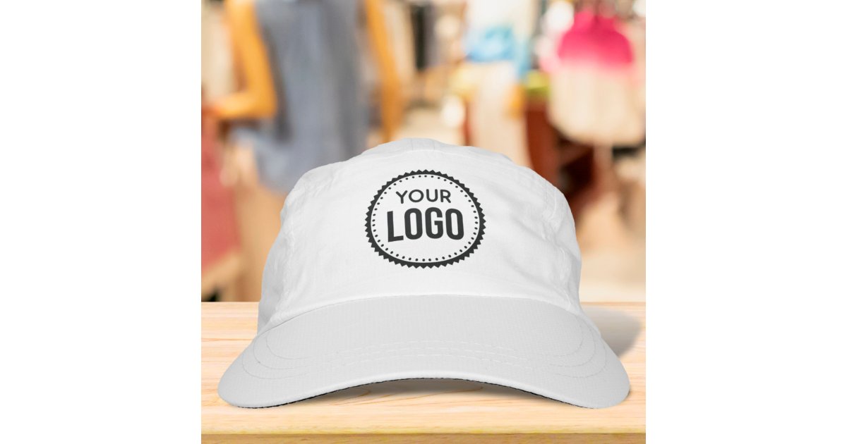 Custom Company Logo Hat | Zazzle