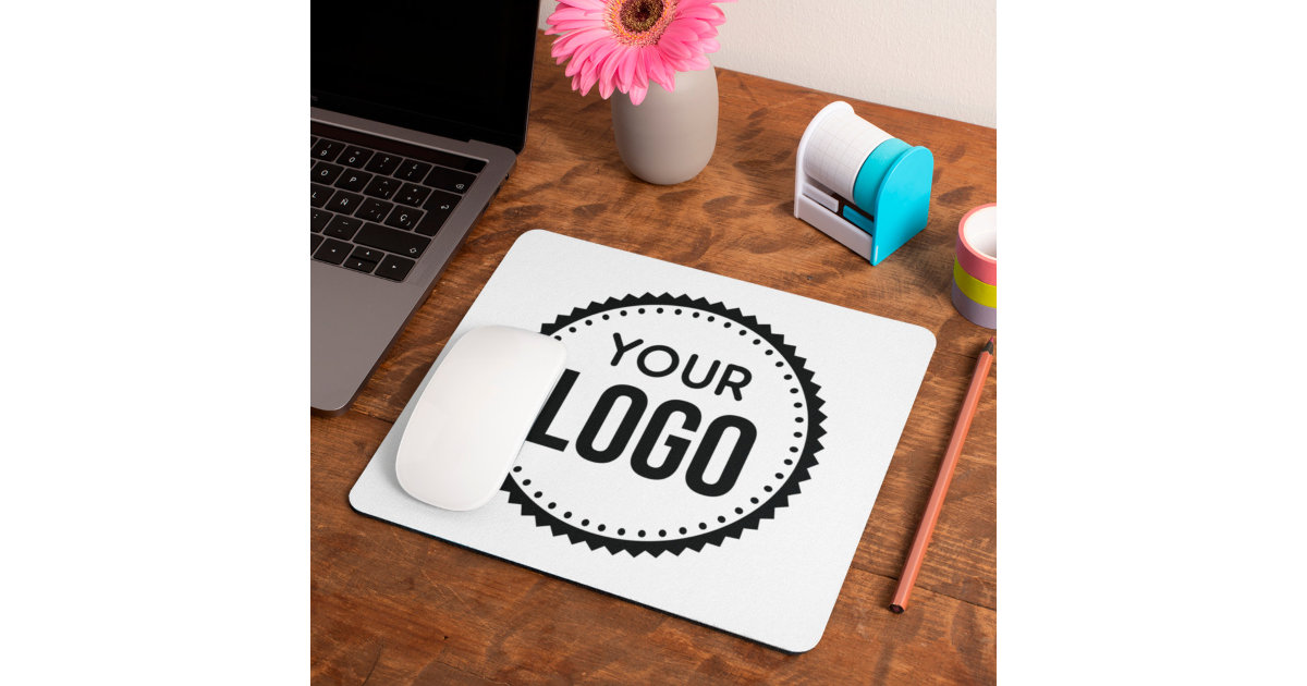 Custom Company Logo Mouse Pad | Zazzle