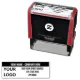 Custom Company Logo Name Address Self-inking Stamp | Zazzle