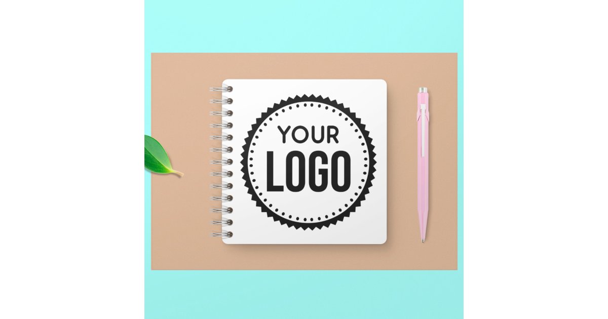 Custom Company Logo Notebook | Zazzle