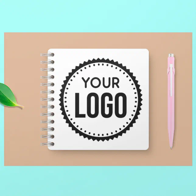 Custom Company Logo Notebook | Zazzle