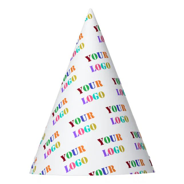 Custom Company Logo or Photo Promotional Party Hat | Zazzle