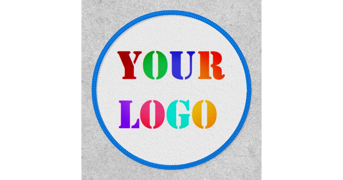 Custom Company Logo Patch Business Promotional | Zazzle