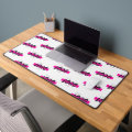 Custom Company Logo Pattern Custom Business Logo Desk Mat | Zazzle