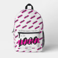 Custom Company Logo Pattern Text Promotional Printed Backpack | Zazzle