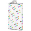 Custom Company Logo Personalized Flask Template | Zazzle