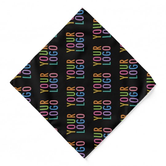 Custom Company Logo Polyester Bandana No Minimum | Zazzle.com