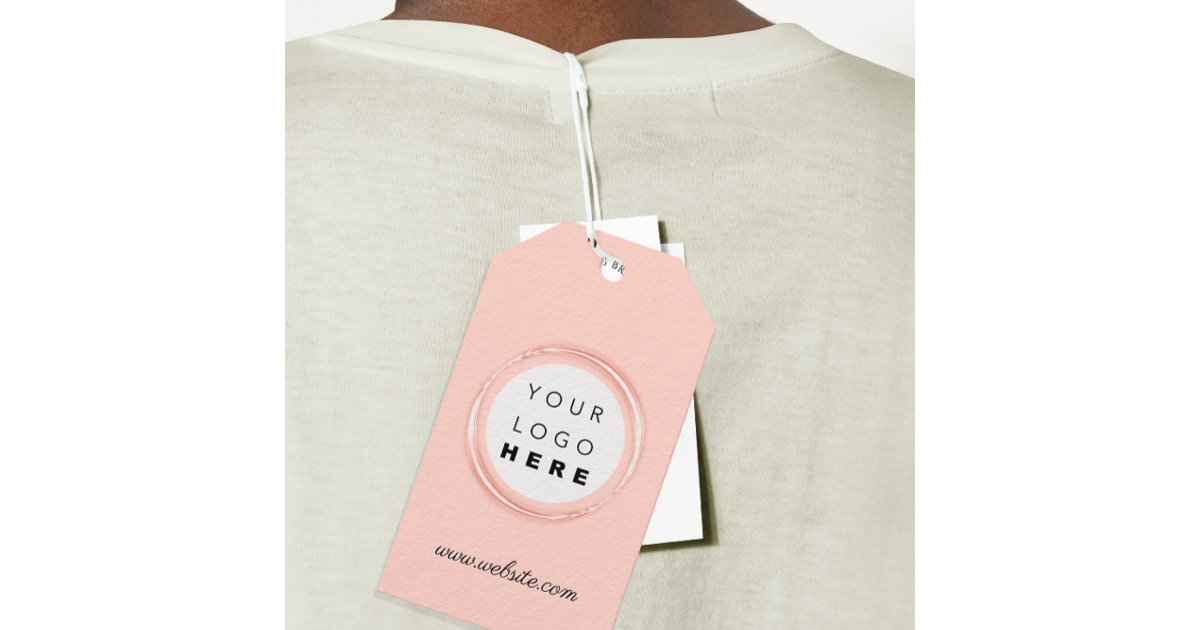 Custom Company Logo Product Description Price Tags | Zazzle