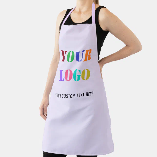 Custom Company Logo Promotional Business Apron | Zazzle