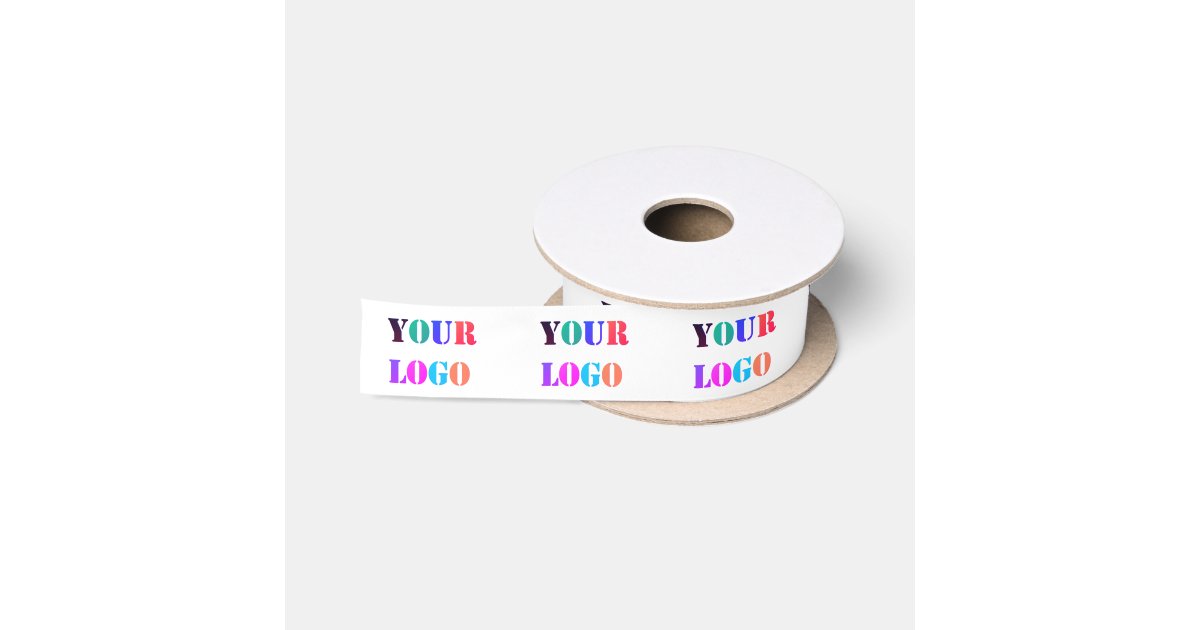 Custom Company Logo Promotional Business Ribbon | Zazzle