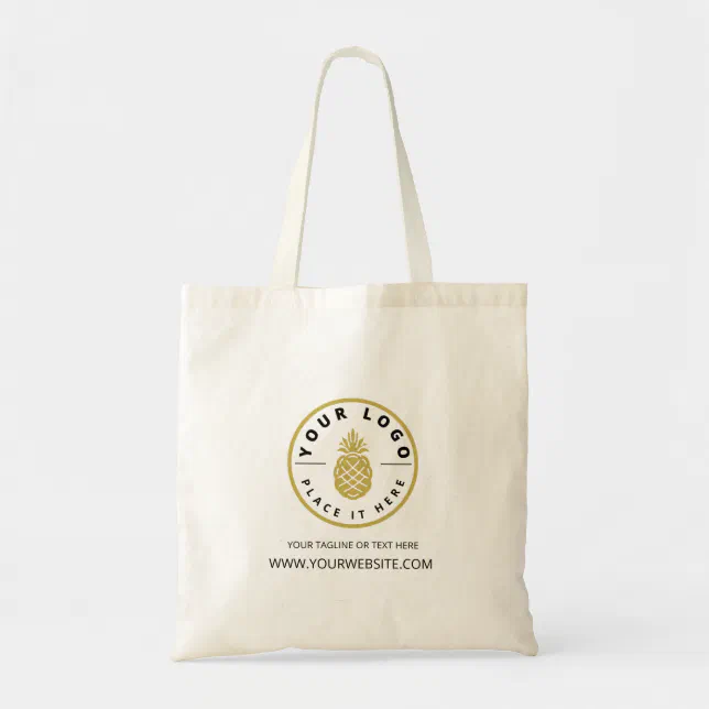 Custom Company Logo Promotional Trade Show Bulk Tote Bag | Zazzle