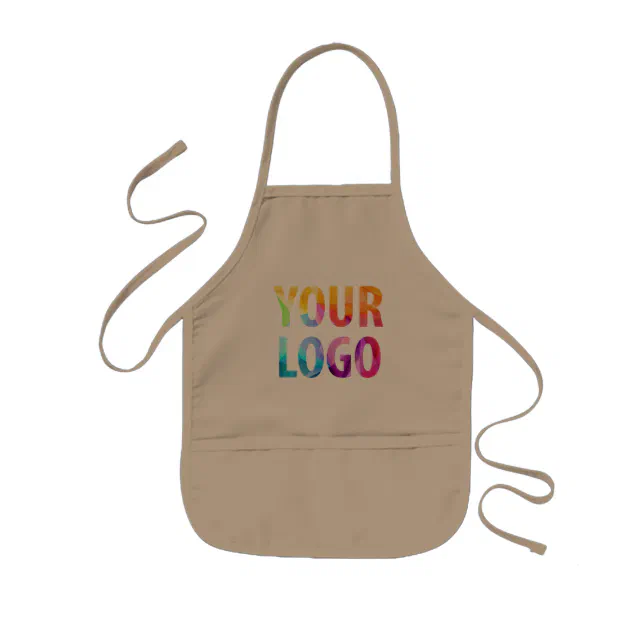 Custom Company Logo Promotional Uniform School Kids' Apron | Zazzle