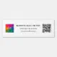 Custom Company Logo QR Code Yard Business Outdoor Sign | Zazzle