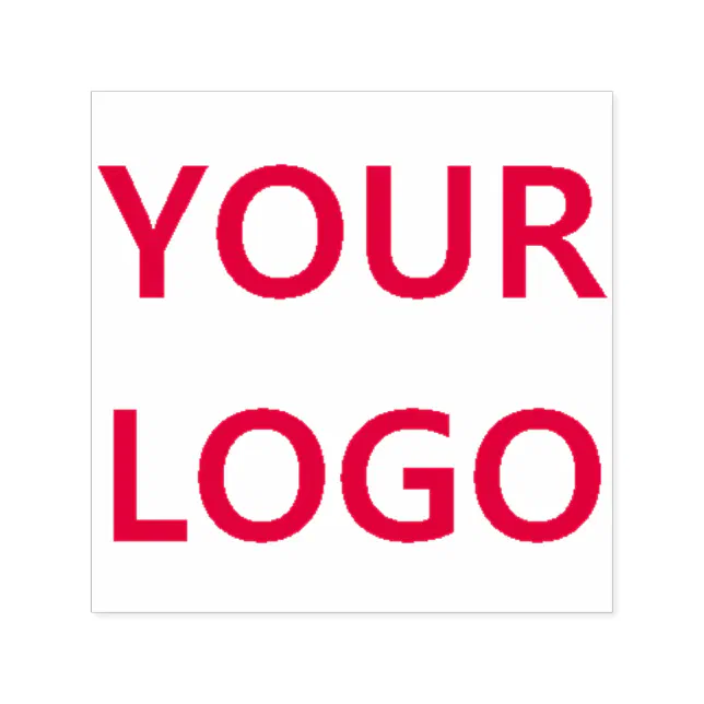 Custom Company Logo Self-inking Stamp Template | Zazzle