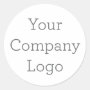 Custom Company Logo Sticker | Zazzle