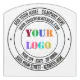 Custom Company Logo Text Your Business Door Sign | Zazzle