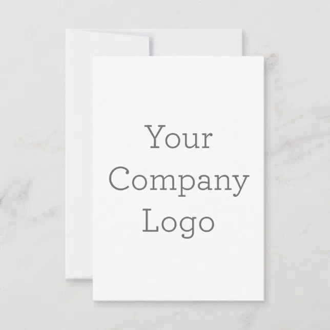 Custom Company Logo Thank You Card | Zazzle