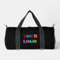 Custom Company Logo Your Business Duffle Bag | Zazzle