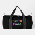 Custom Company Logo Your Business Duffle Bag | Zazzle