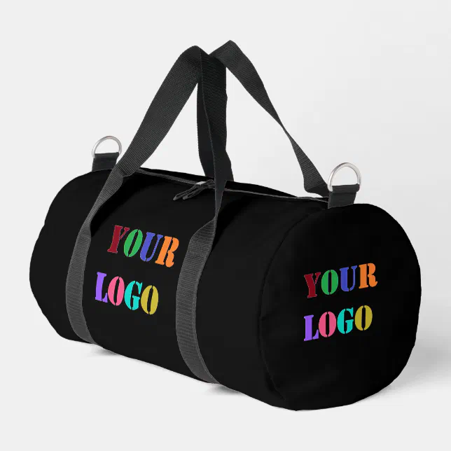 Custom Company Logo Your Business Duffle Bag | Zazzle