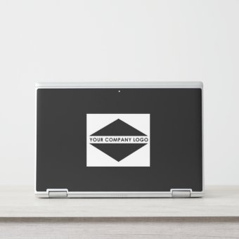Custom Company Square Logo HP Laptop Skin | Zazzle