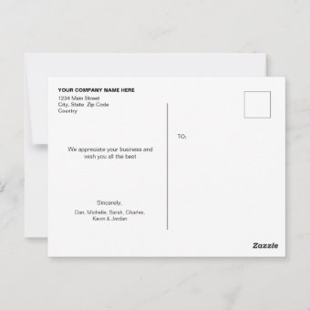 Custom Company Staff Photo collage Postcard | Zazzle