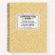Custom Composition Notebook Yellow with Label | Zazzle