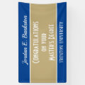 Custom Congrats! Master's degree banner | Zazzle
