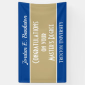 Custom Congrats! Master's degree banner | Zazzle