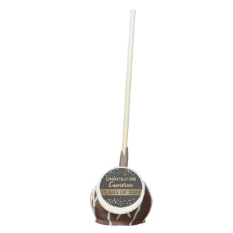 Custom Congratulations Graduation Gold Confetti Cake Pops | Zazzle