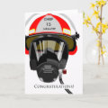Custom Congratulations on Promotion to Fire Chief Card | Zazzle