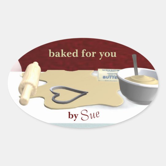 Custom Cookie Baking Stickers | Zazzle.com