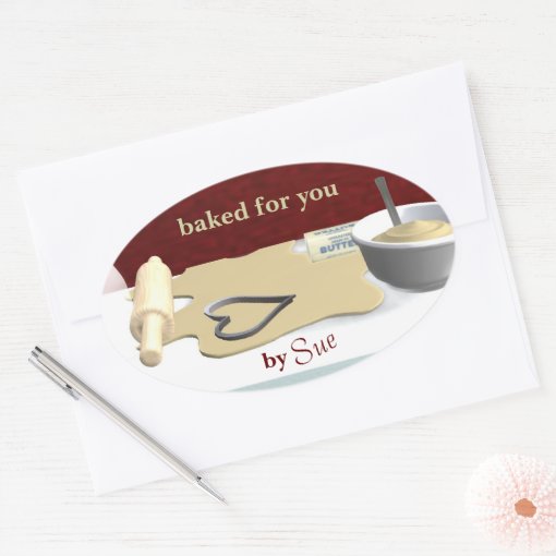 Custom Cookie Baking Stickers | Zazzle
