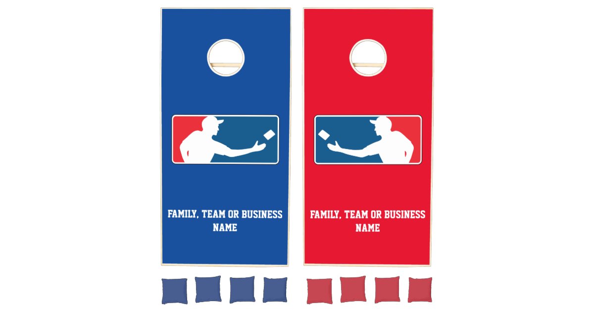Custom Cornhole Logo Template Cornhole Set | Zazzle