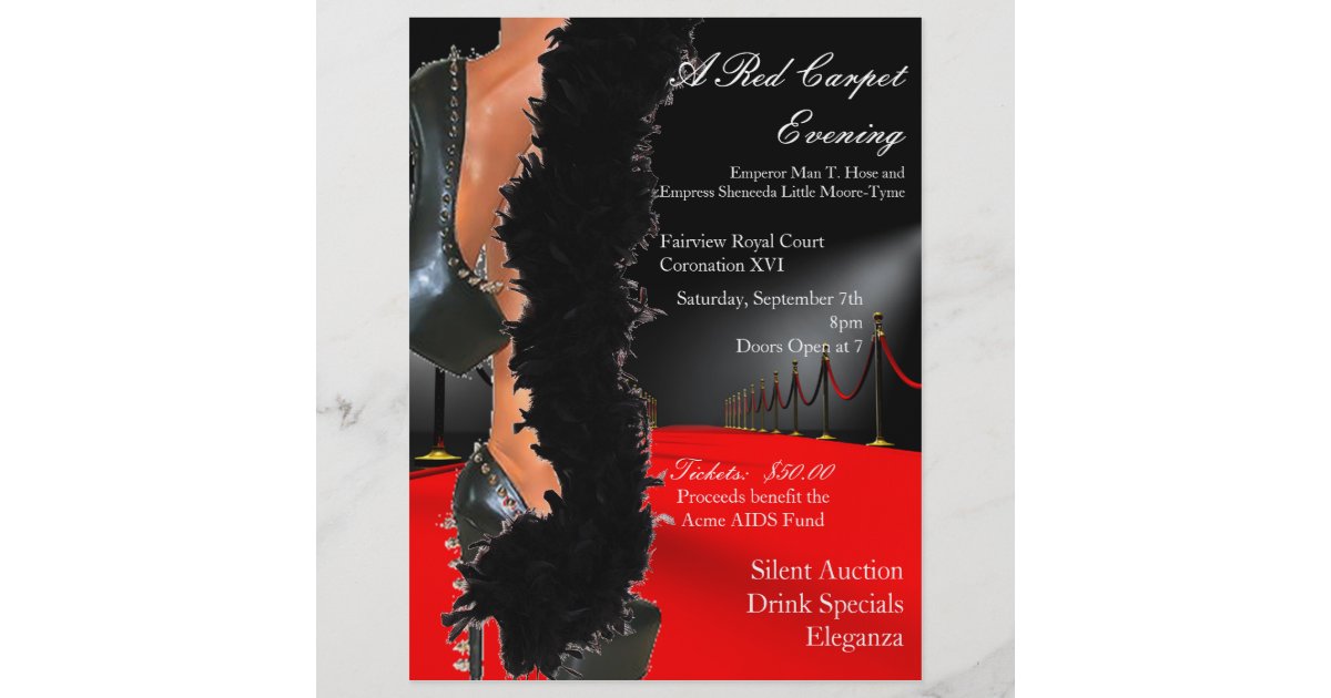 Custom Coronation Event Flyers | Zazzle