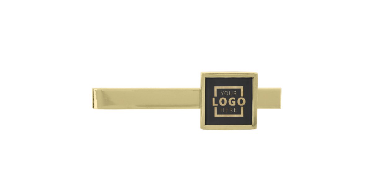 Custom Corporate Business Logo Employee Staff Gold Finish Tie Bar ...
