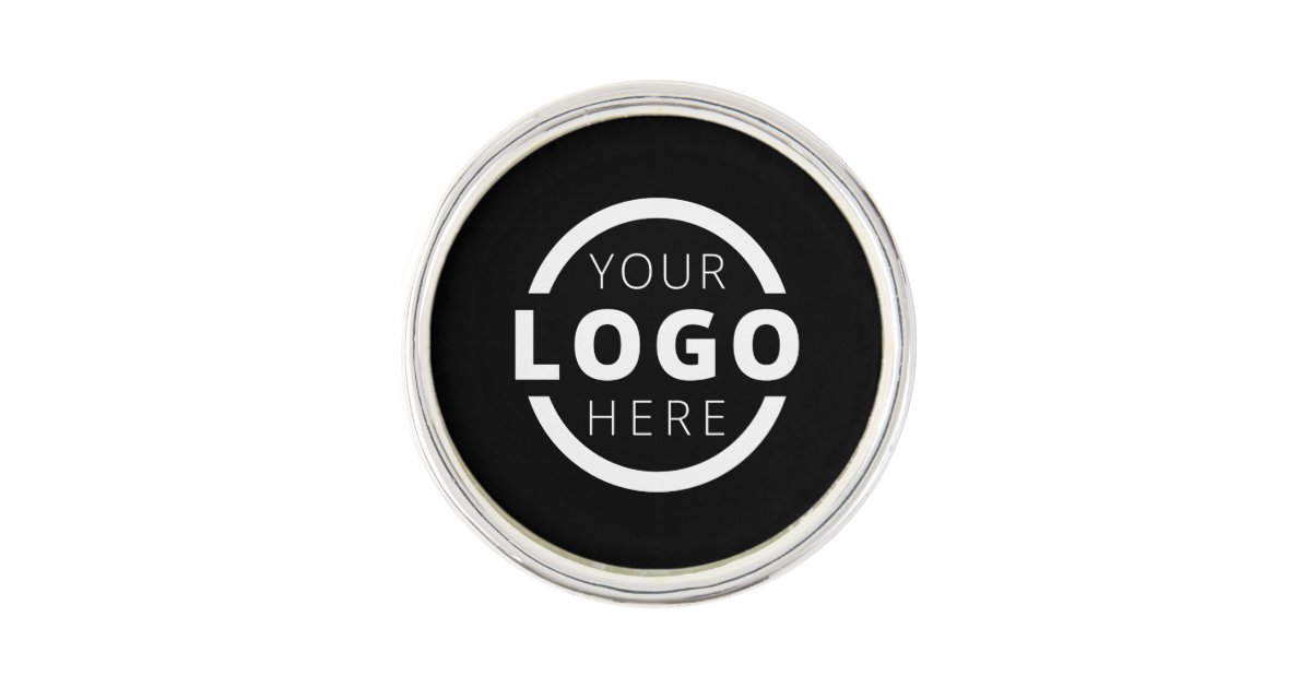 Custom Corporate Business Logo Employee Staff Lapel Pin | Zazzle