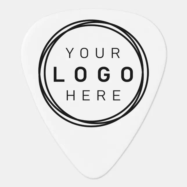 Custom Corporate Business Logo Guitar Pick | Zazzle