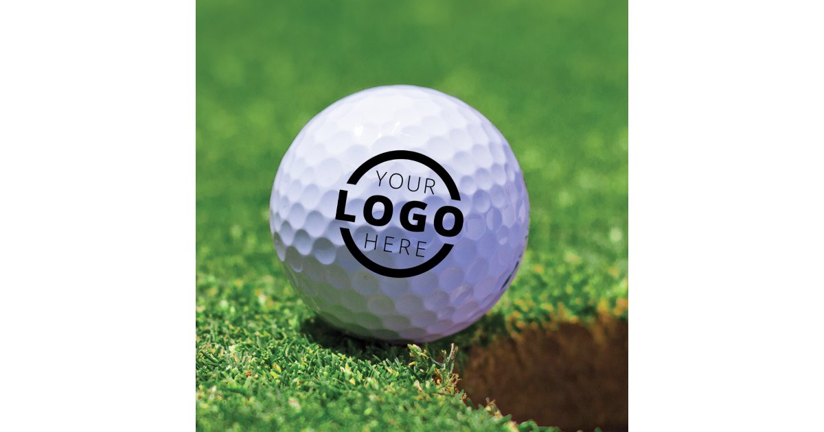 Custom Corporate Business Logo Personalized Golf Balls | Zazzle