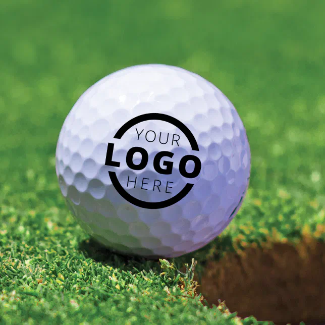 Custom Corporate Business Logo Personalized Golf Balls | Zazzle