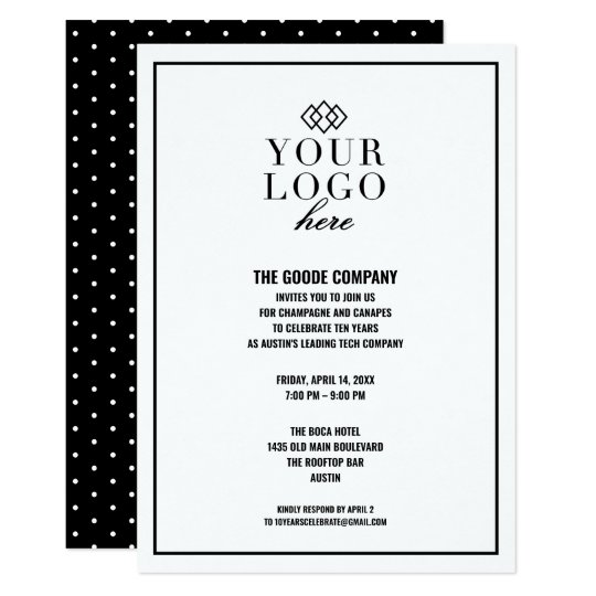 Custom Corporate Company Event | Party Invitation | Zazzle.com