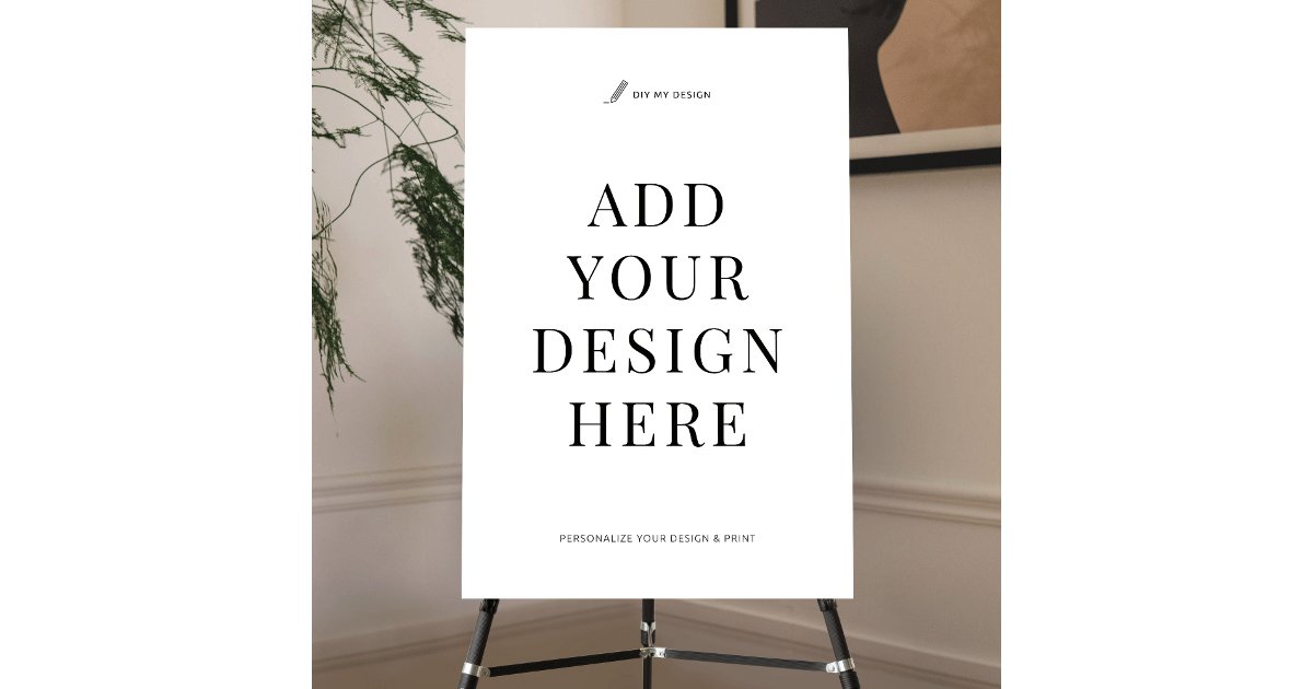 Custom Corporate Event Sign Printing 20x30" Board | Zazzle