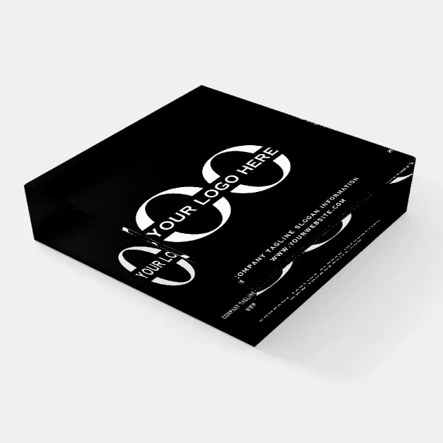 Custom Corporate Logo Paperweight | Zazzle